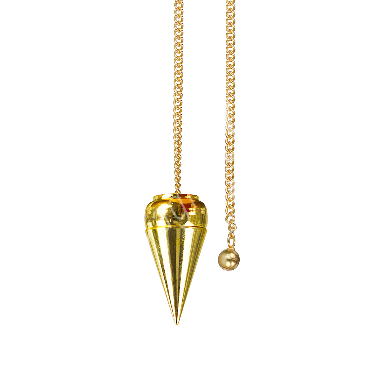 Pendulum Gold Shapes with Plain Chain 9″L – Cha Cha Gifts