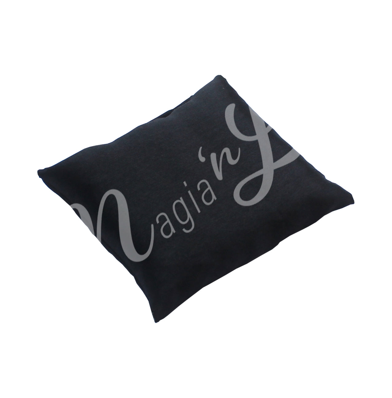 Cushion Black Satin 4 X 4″ – Cha Cha Gifts