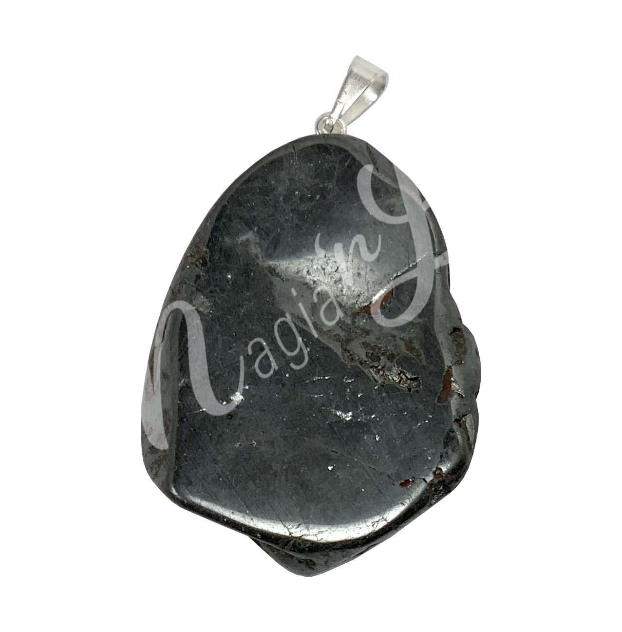 Pendant Slice Hematite 0.5-1″ – Cha Cha Gifts